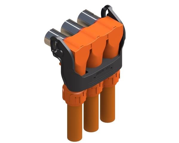 10mm 3 Way Plg R/a For 50mm2 - PL283X-301-50