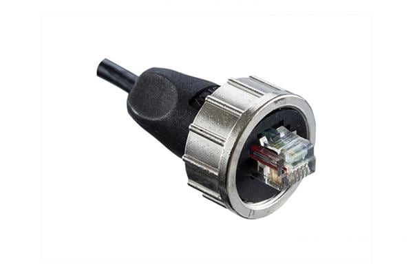 Rj, Middle Size, Metal, 1.5a, Cat 5e, Straight, Screw Thread ...