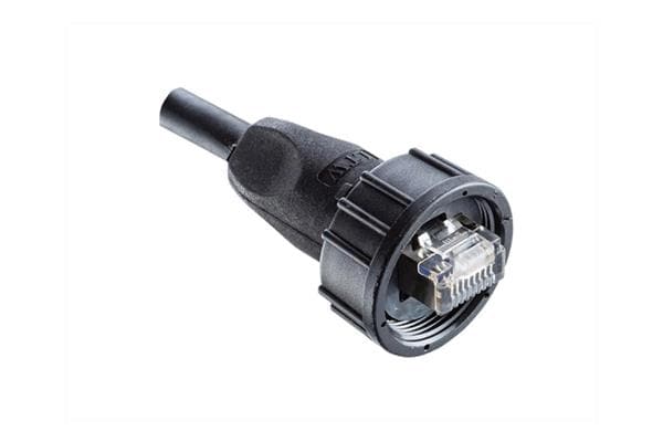 Rj, Middle Size, Plastic, 1.5a, Cat 5e, Straight, Screw Thread ...