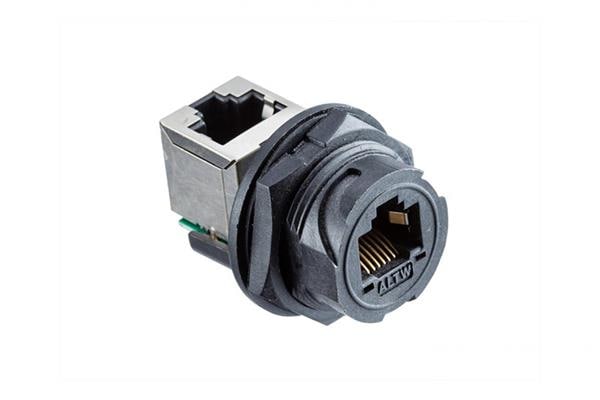 Rj, Large Size, Plastic, 1.5a, Cat 5e, Circular, 3 Points Lock, Jack 90 ...