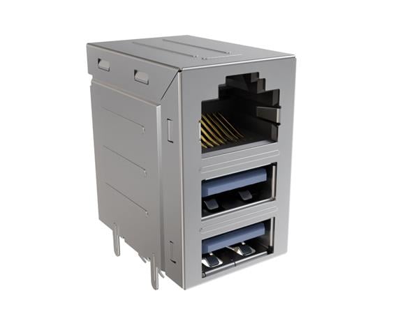 Stacked Rj Over Two Usb Type A 3.0 - RJE361882405