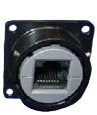 Rj45 Cordset Pcb Solder Sq Flange - RJF22N00