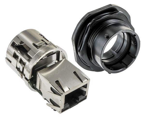 Jam Nut Receptacle Female Rj45 Term - RJF71ZN