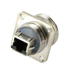 Cat6 Rj45 Jam Nut Rec Nickel - RJFTV67SA1N