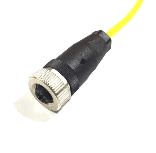 Cable Assy - Twisted Pair, Braided Shield, Yellow Teflon Jacket With ...