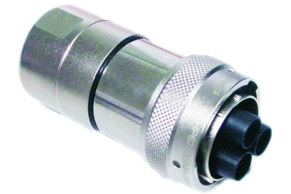 3 Position Plug, Female With Shielded Backshell With Radsok Technology ...