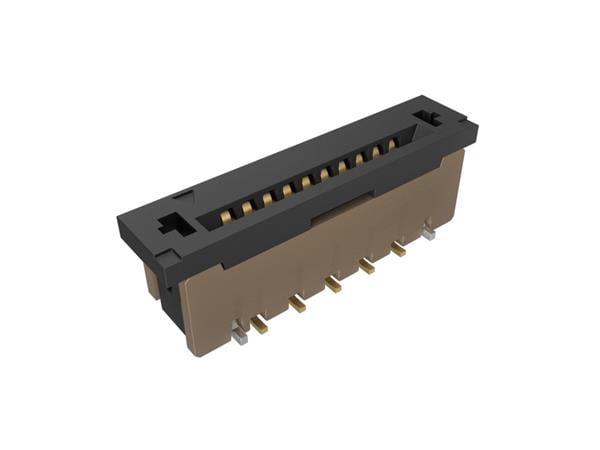 1.00mm Flex Connector, Sfw Straight Series, 10 Position, Top Entry ...