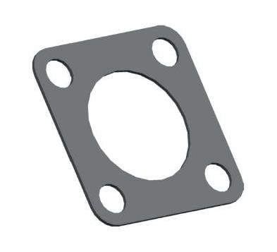 Square Flange Conductive Gasket Rear Panel Mounting Size 22 For Gca ...