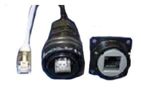 Rj45 Sq Flange Recpt Transversal Seal - RJF2SA1N