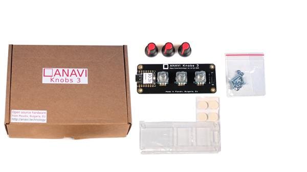 A Human Input Device With 3 Clickable Rotary Encoders. Has Usb-c ...