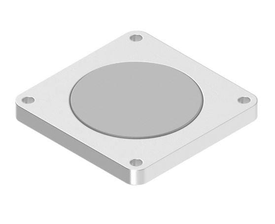 Flat Surface Magnetic Bracket For Qm30; 410ss W/ Ndfeb Disc Insert; 2 ...