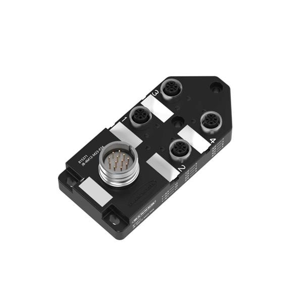 Junction Box 4 Port M12 8 Pnp With M23 12-pin Hr; 8 Pnp Signals, 2 ...