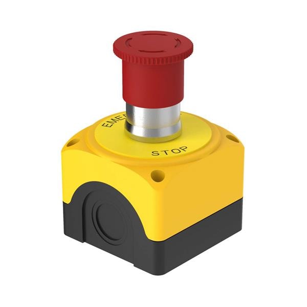 22 Mm Metal E-stop Button Kit; Kit Includes: 40 Mm Actuator On Metal ...