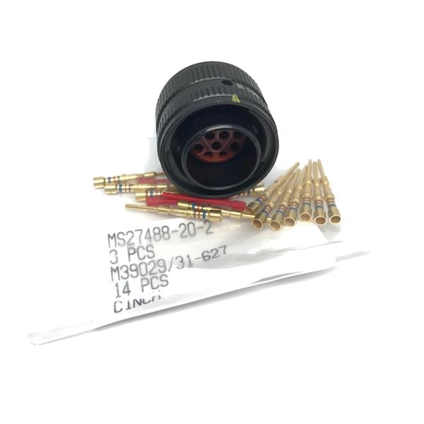 Mil-c-26500 12#20 Pin Plug - MS24266R12B12PN