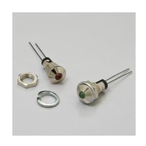 Panel Mount Led Assembly, 3 Mm He Red/green Led W\ White Diffused Lens ...