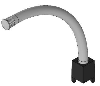 Unibody High Flex, Ip 67, 3mm Light Pipe Diameter, 4.500 In. Light Pipe ...