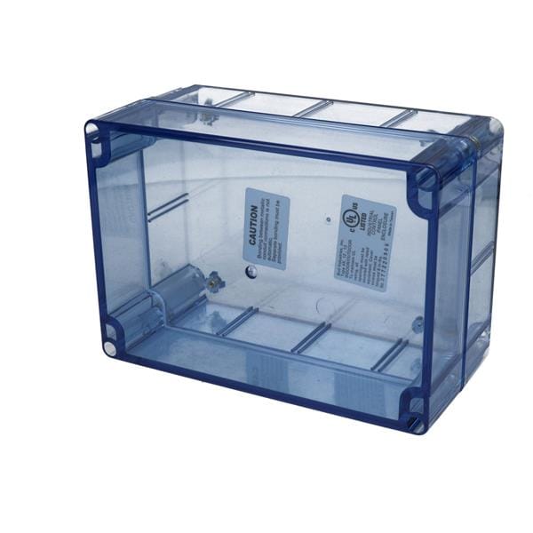 Blue Clear Plastic Enclosure (6.7 X 4.8 X 3.2 In) - BT-2727