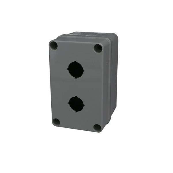 Polycarbonate Two Push Button Box (5.1 X 3.2 X 3.4 In) - PBB-11817-2