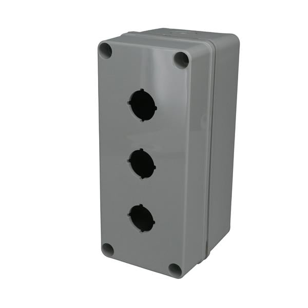 Polycarbonate Three Push Button Box (7.1 X 3.2 X 3.4 In) - PBB-11819-3