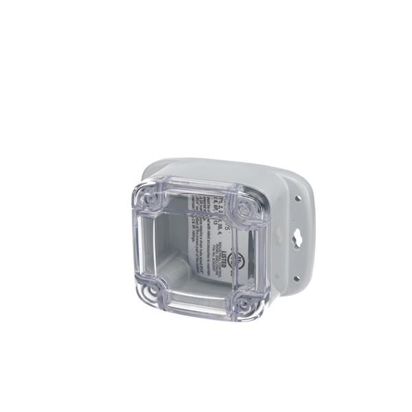 Ip68/nema 6p Plastic Enclosure, Flanges And Clear Cover (2.6 X 2.6 X 1. ...