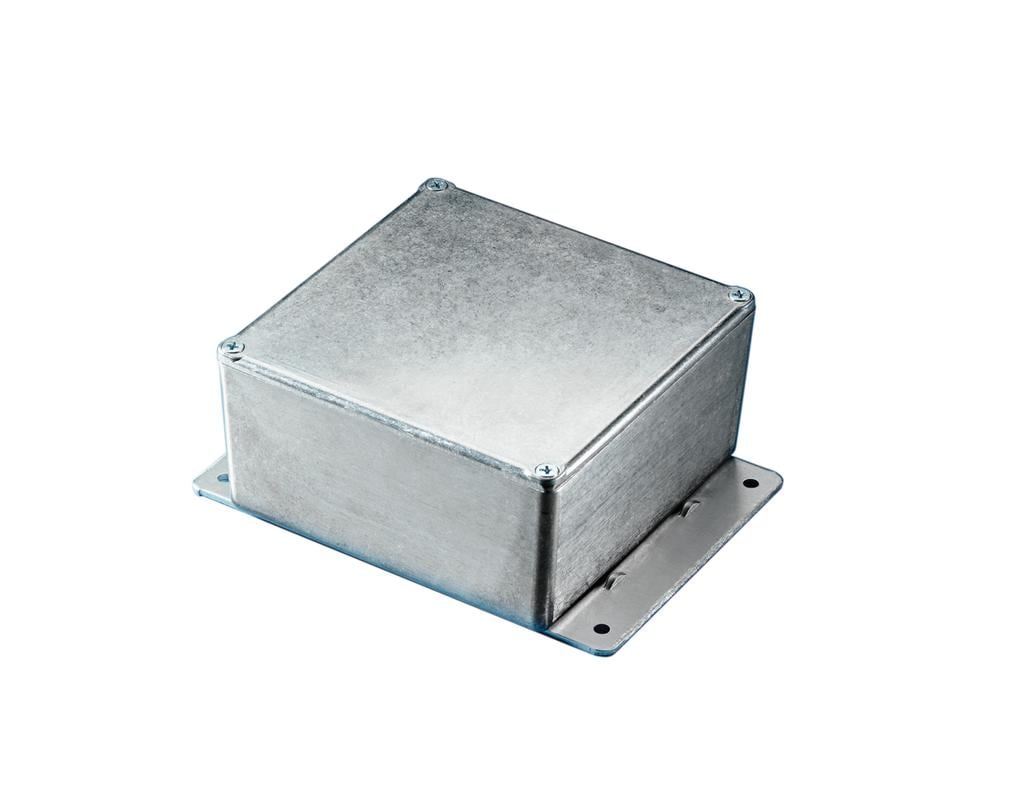 Econobox Diecast Aluminum Box With Mounting Bracket (4.8 X 2.3 X 4.8 In ...
