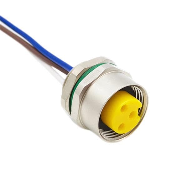 3 Contacts 7/8" Front Panel Mounting Female - PXMBNI78FPF03AFLPG135005