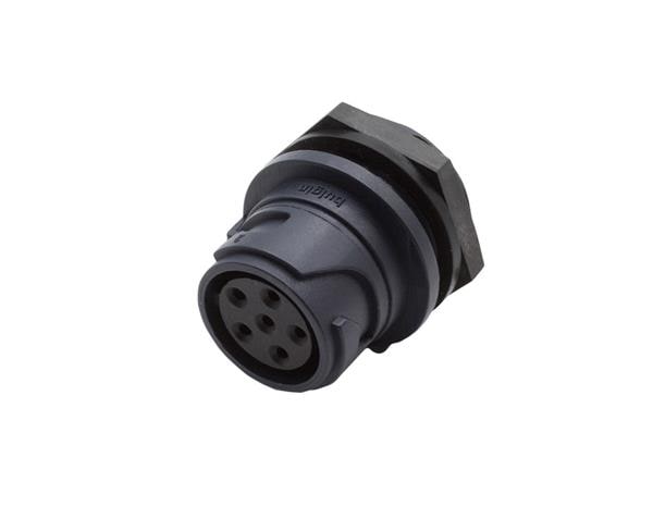 Front Panel Mounting Connector - 6 Contacts - Socket - PXP4012/06S