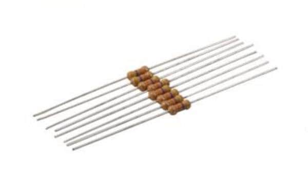 Resistors, 47k Ohm, 1/4w, 5%, Axial, 100 Pack - R473x100