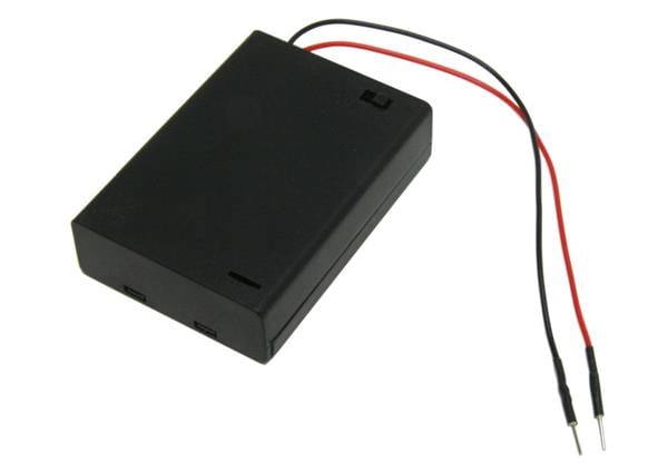 3aa Battery Box W/switch 15cm Wires - PW-3AA