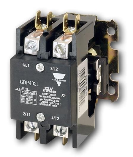 Two-pole Definite Purpose Style, 40amps Rated (fla At 240vac) Contactor ...
