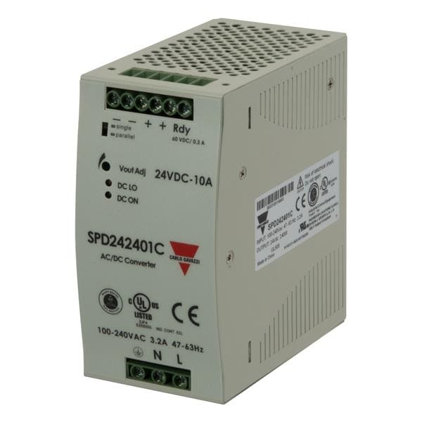 Switching Power Supply, Ac/dc, 240w, 12v, Screw Terminals, Ip20, Din ...