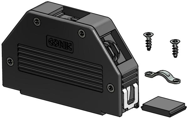 37 Pos Black Plastic Hood - 16-001840E