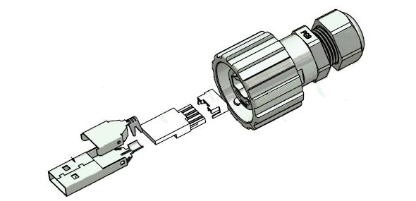 Usb Plug Kit Full Metal Bayonet - 17-200591