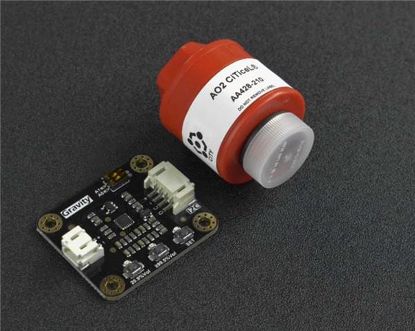 Gravity: Electrochemical Oxygen / O2 Sensor (0-100%vol, I2c) - SEN0496