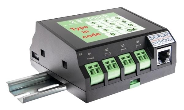 Core Plc Din Rail Mount 2.8" With Touch - EA PLCC28-D8I4R4AR