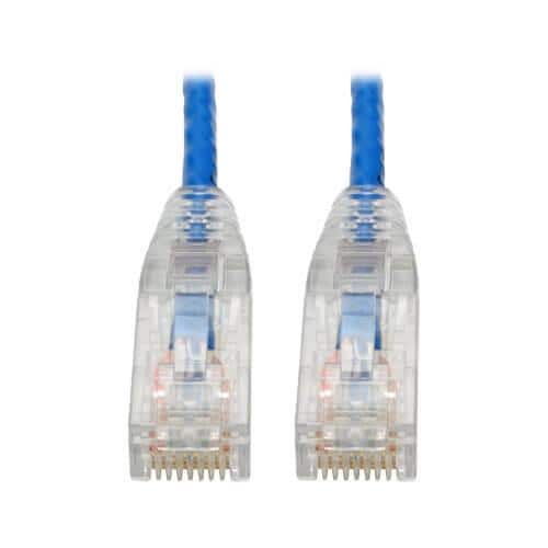 6" Blue Cat6 Slim Utp Ptch Cbl - N201-S6N-BL