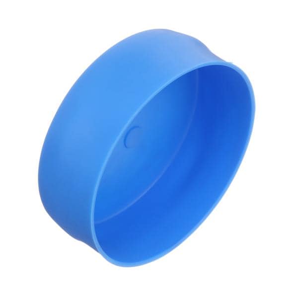 Round End Cap:ldpe Blue - A2-1/2A