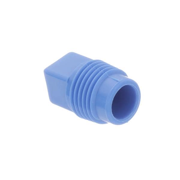 Npt Threaded Plug -sq Head:hdpe Blue - R1/8A