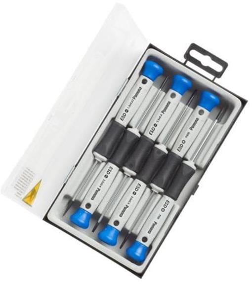 Esd Safe Screwdriver Set, 6-piece - ESDSET6