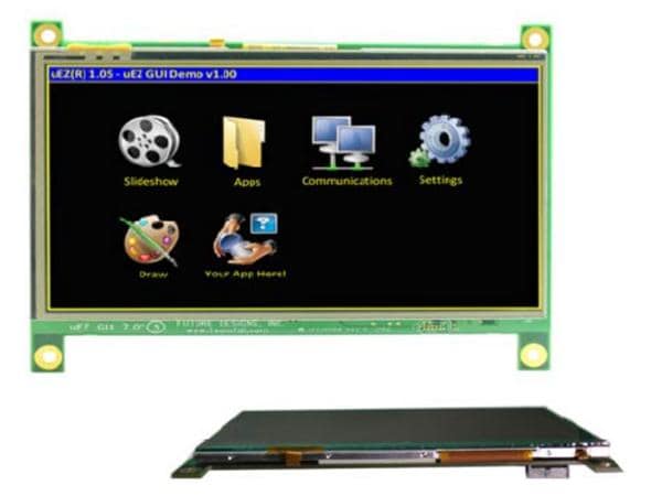 7.0" Res Touch Lcd Gui - Module - UEZGUI-1788-70WVT-BA