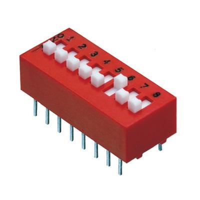 Dip Switch 2pst Raised Slide 4 Pos - 78F04T