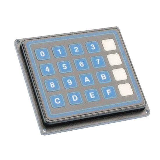 Keypad 5x4 Matrix Blank - 88JB2