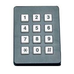 Keypad 3x4 Matrix Black Legend/white - 96AB2-102-R