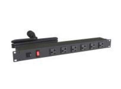Rack Mount Basic Illum. Power Indicator Pdu 20a Single-phase 125v 5-20r ...