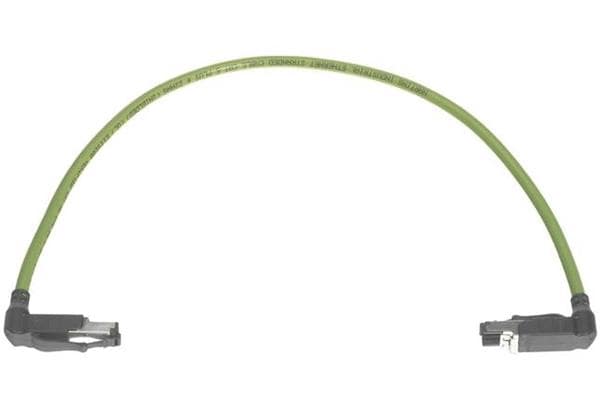 Rj Industrial Rj45 Cat5 Overmolded Patch Cable, Angled Top To Angled ...