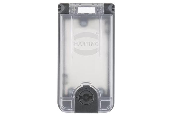 Han-port Frame, Plastic, Transparent Plastic Cover - 39500000300