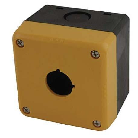 Enclosure 1 Hole Box Yellow - FB1W-111Y