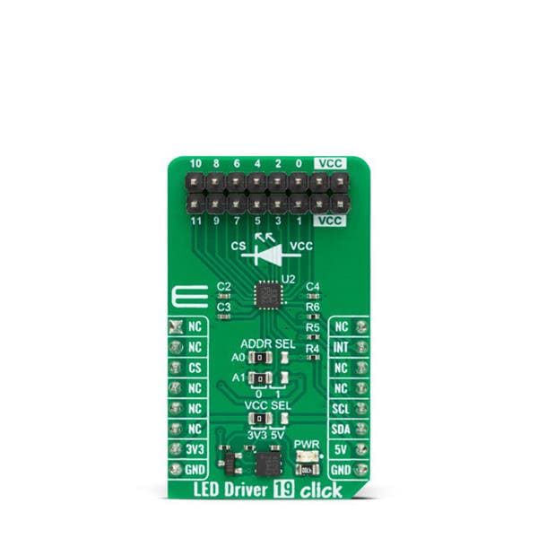 Led Driver 19 Click, Led1202qtr - MIKROE-5639