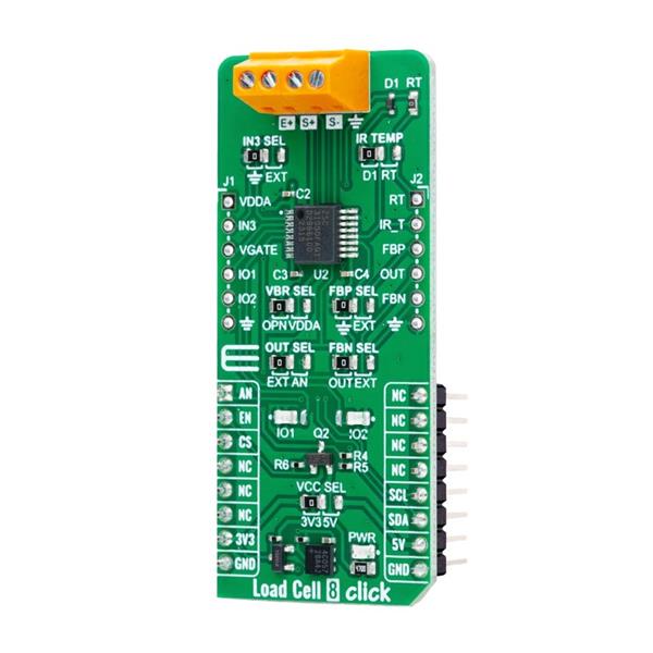 Load Cell 8 Click - MIKROE-6060