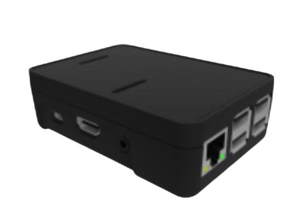 Raspberry Pi3 Enclosure 3.8 X 2.6 X 1.3 Inch - Black - P3A-382612